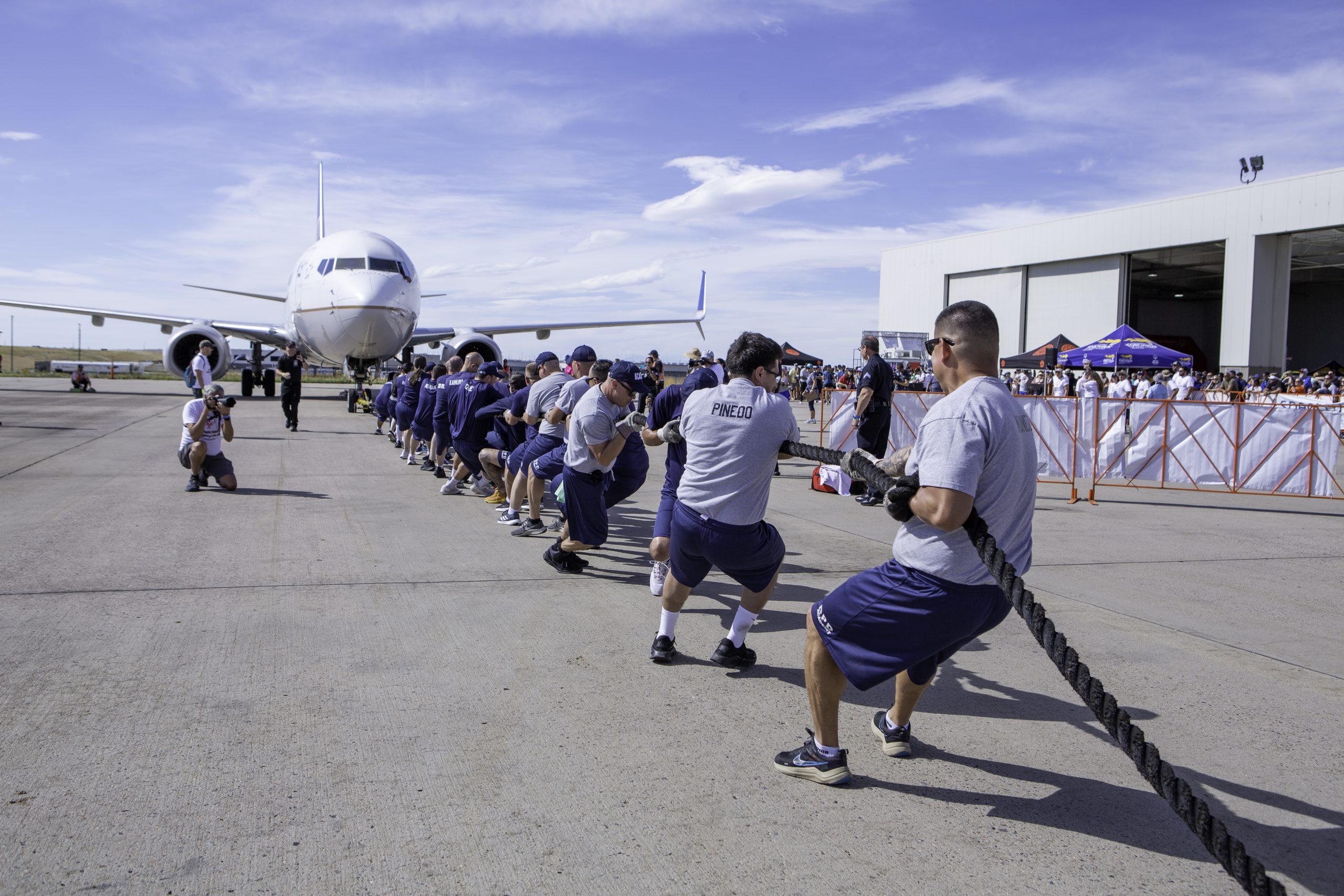 Special Olympics of Colorado Plane Pull | Denver International Airport