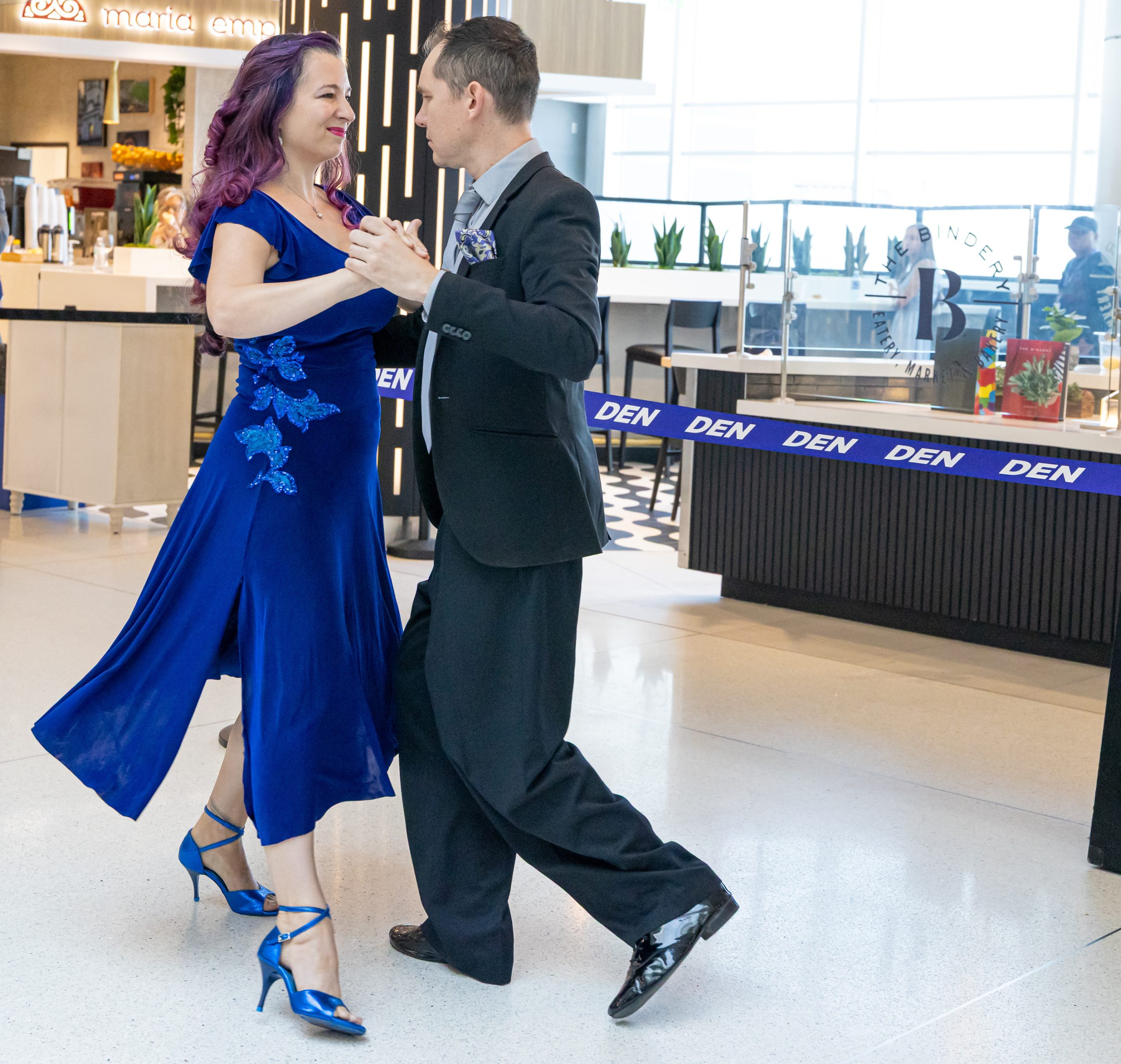 Salsa Dance Demonstration | Denver International Airport